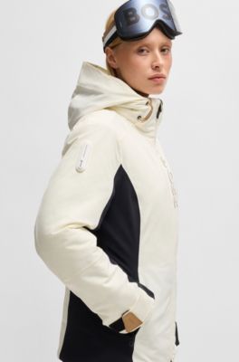 BOSS - BOSS Ski water-repellent jacket with carrying straps - White