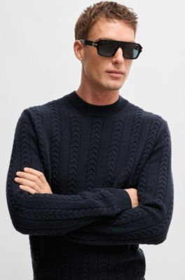 BOSS - Jersey BOSS SELECTED BY BECKHAM de punto trenzado