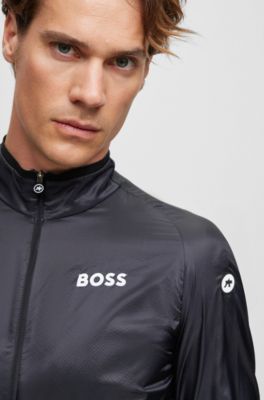 BOSS - BOSS x ASSOS packable wind jacket with branding