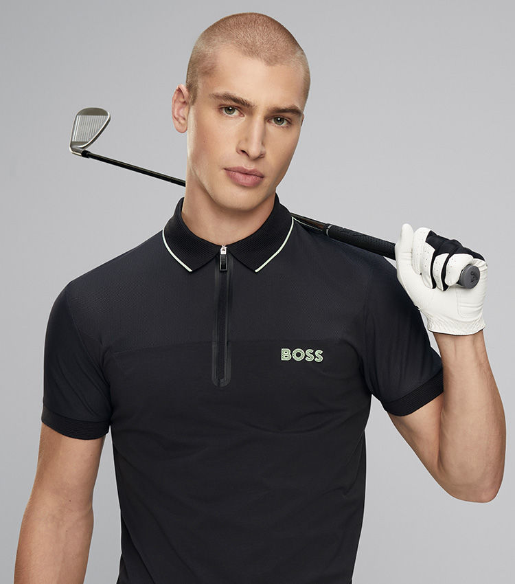 Hugo boss golf shirt online